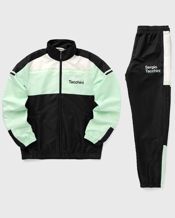 Sergio Tacchini TEXT TRACKSUIT Black/Green | BSTN Store