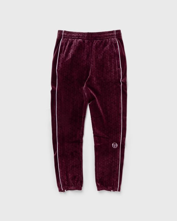 Sergio Tacchini DEBOSSED VELOUR TRACK PANT Red | BSTN Store