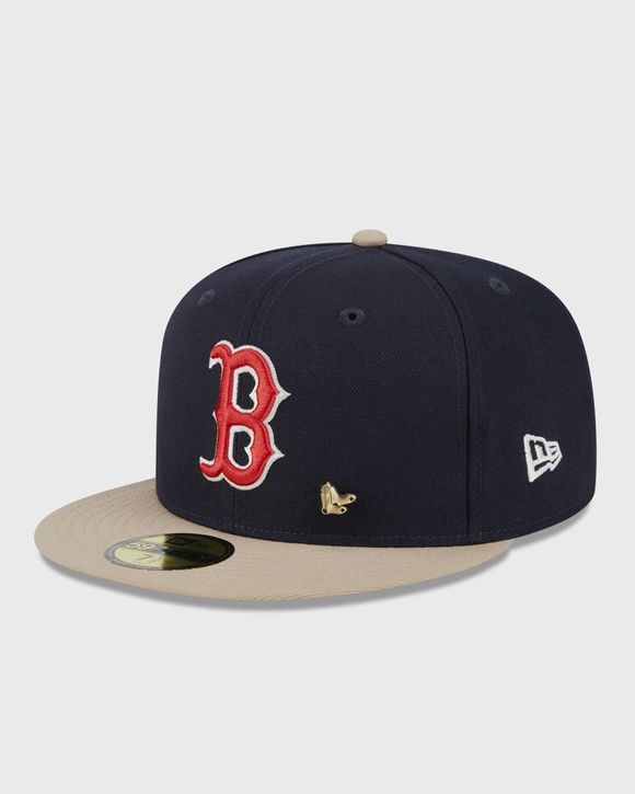 New Era Boston Red Sox Varsity Pin 59FIFTY Fitted Cap Blue/Beige | BSTN ...
