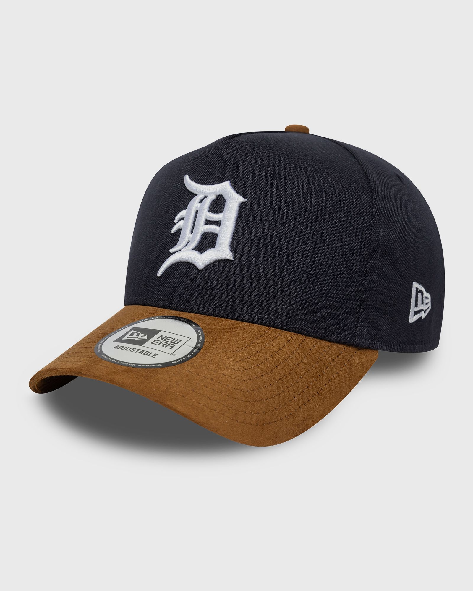 New Era SUEDE VISOR EFRAME Detroit Rigers Blue Brown | BSTN Store