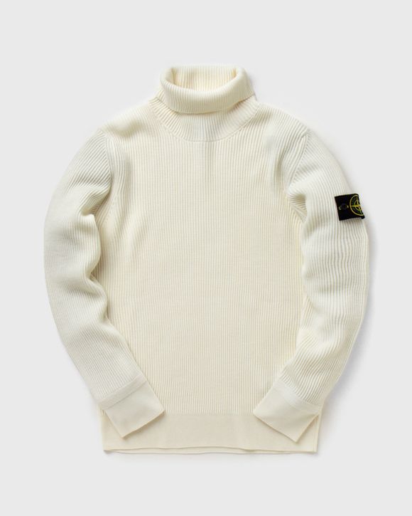 Stone Island Knitwear Full Rib Wool White | BSTN Store