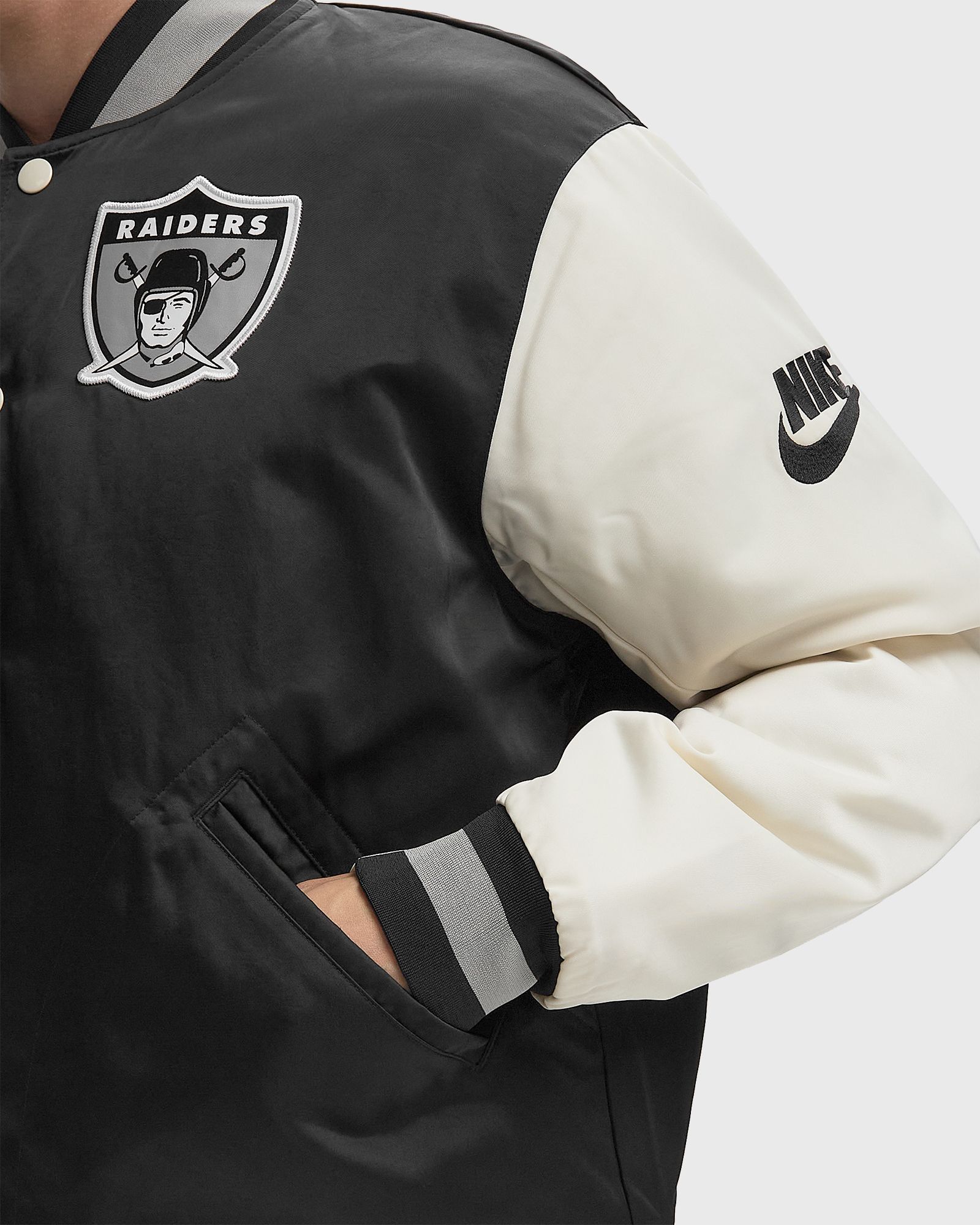Nike Nike Rewind Legacy Bomber Jacket Black White | BSTN Store