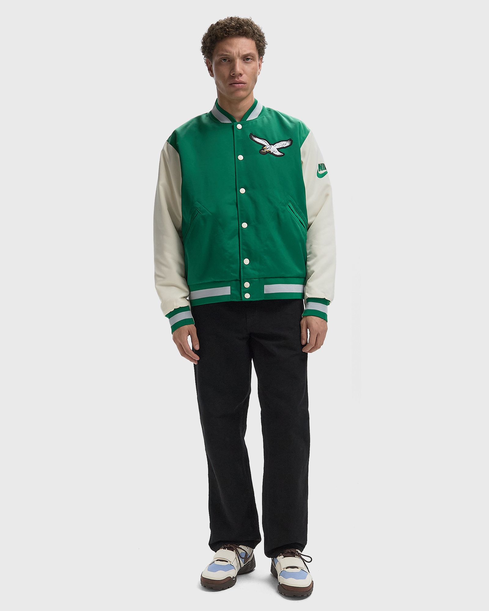 Nike Nike Rewind Legacy Bomber Jacket Green White | BSTN Store