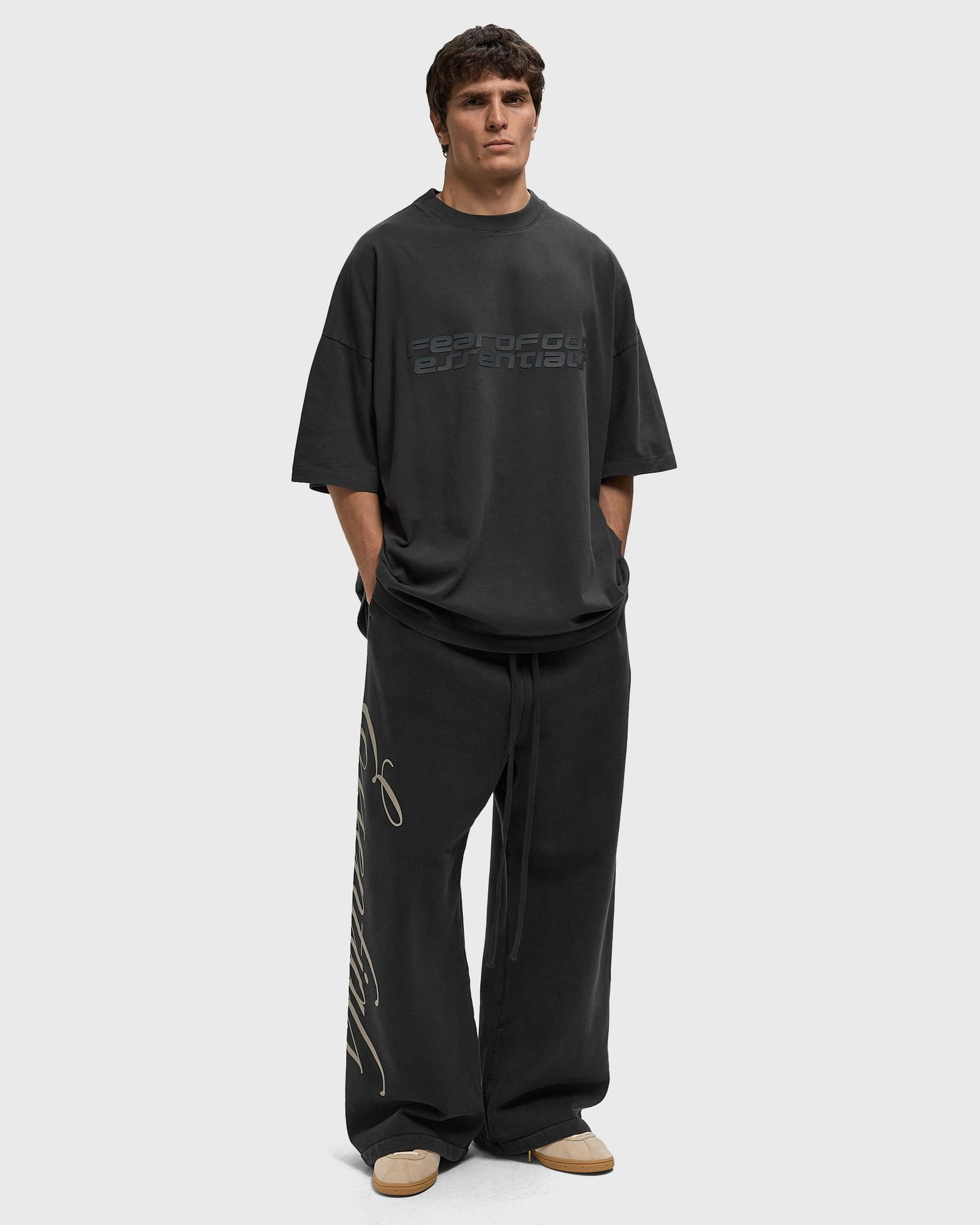 Fear of God Essentials LOUNGE SWEATPANT Black | BSTN Store