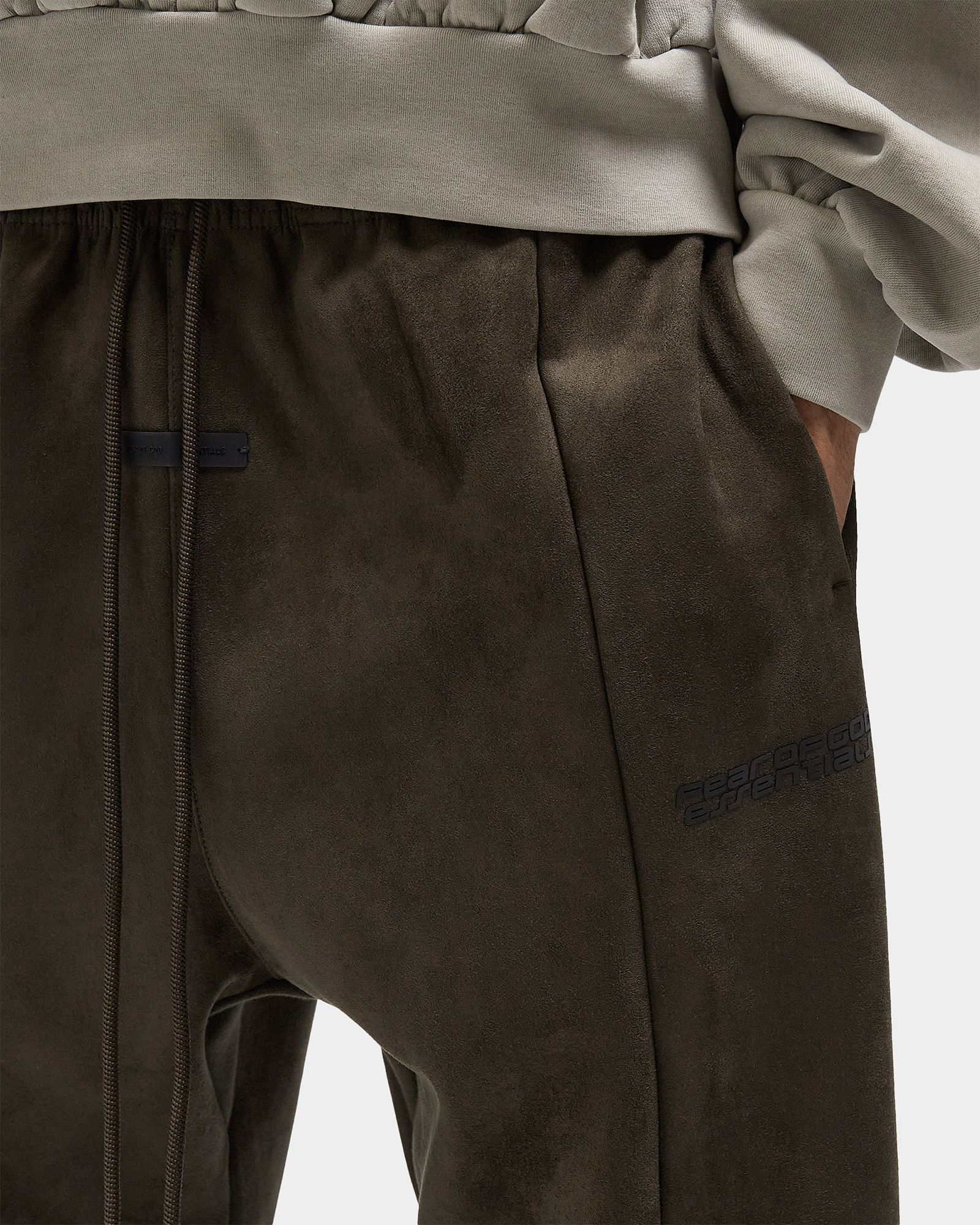 Fear of God Essentials FLARE PANT Brown | BSTN Store