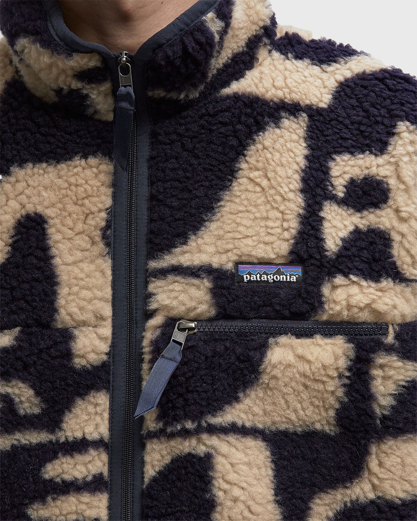 Patagonia Natural Blend Retro Cardigan Black Beige | BSTN Store