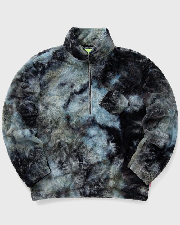 New Amsterdam HALF ZIP OYSTER TIE DYE Black | BSTN Store