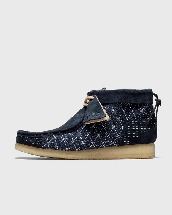 Clarks Originals Wallabee Boot Navy Sashiko Blue | BSTN Store