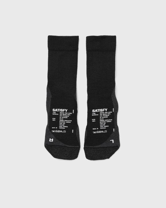 Satisfy Merino Nylon Tube Socks Black | BSTN Store