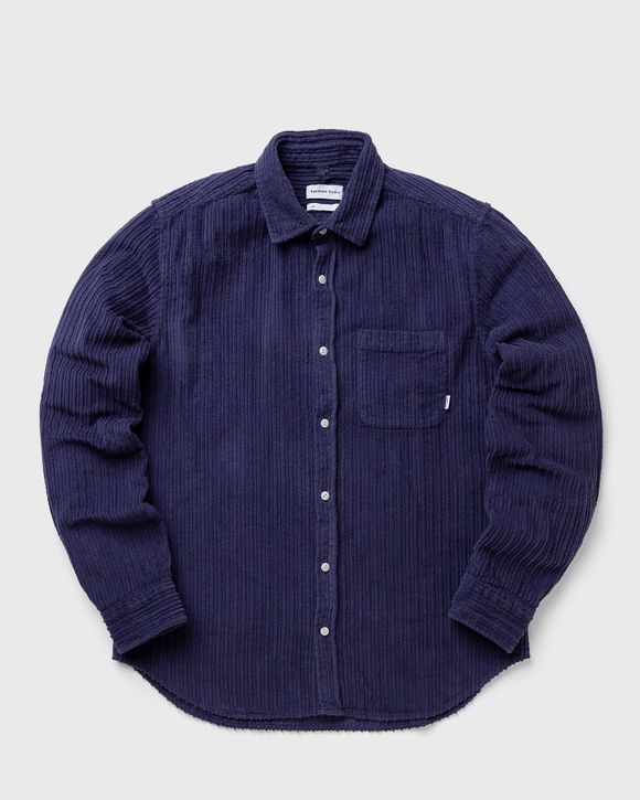 Edmmond Studios FRENCH CORD SHIRT Blue | BSTN Store