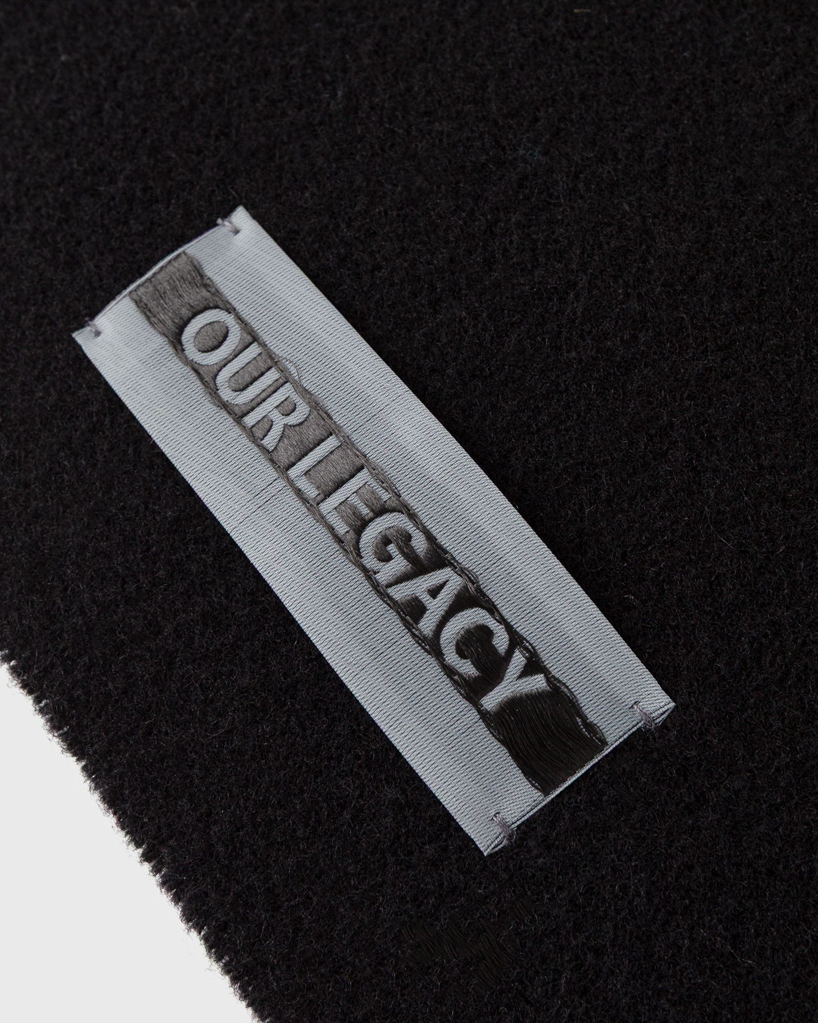 Our Legacy ESTATE SCARF Black | BSTN Store