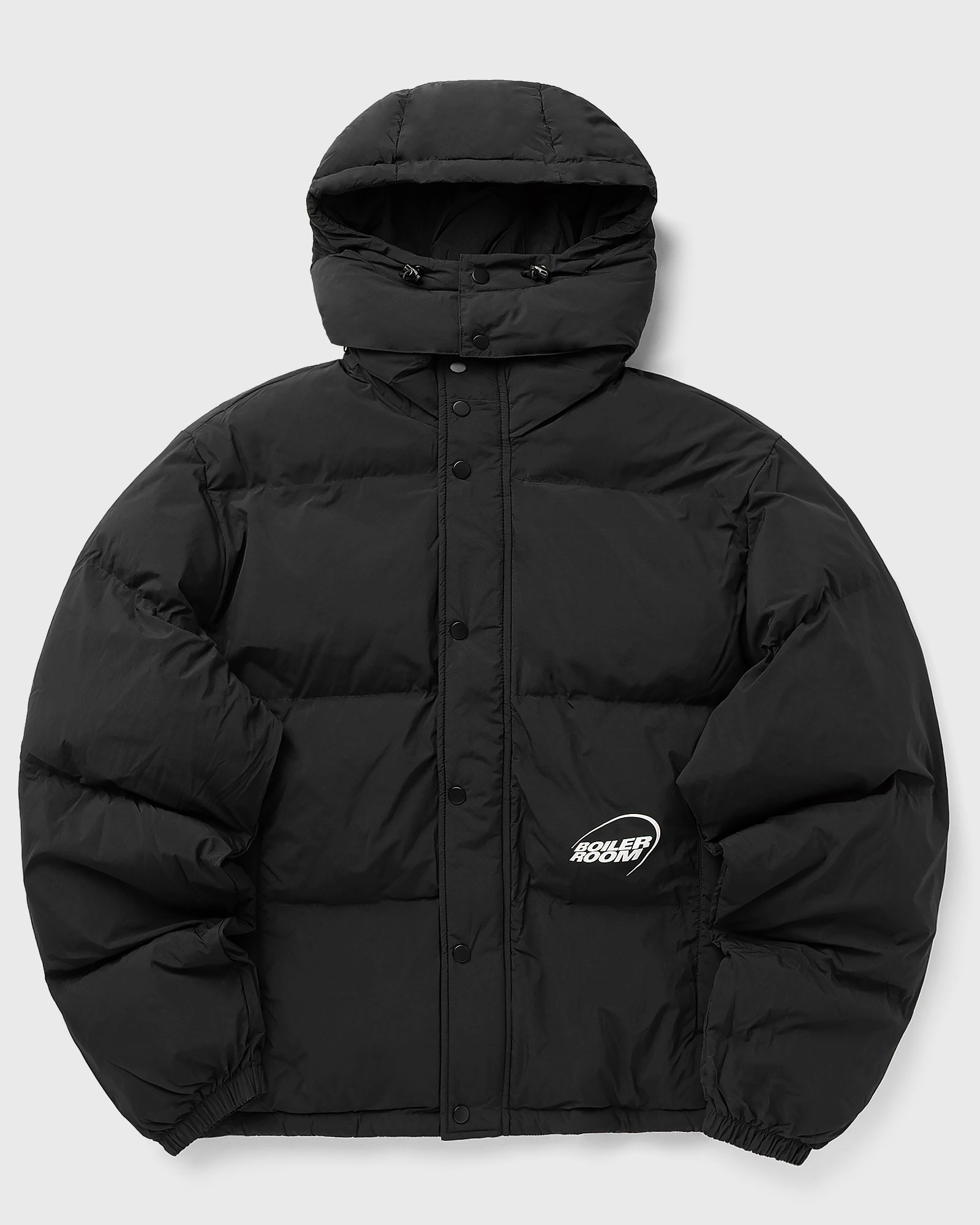 Boiler Room HOODED PUFFER JACKET Black | BSTN Store