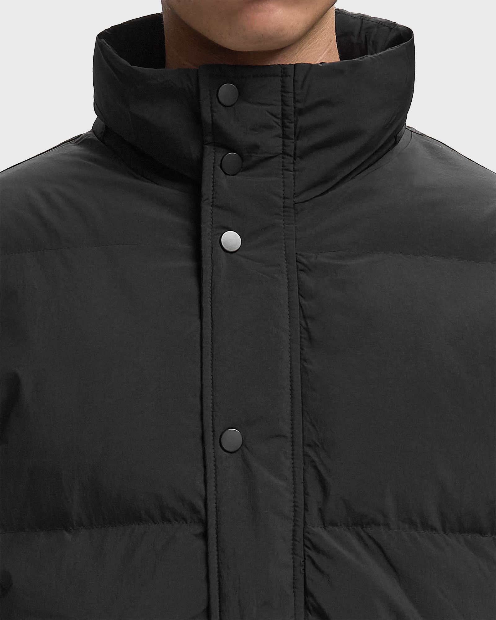 Boiler Room HOODED PUFFER JACKET Black | BSTN Store