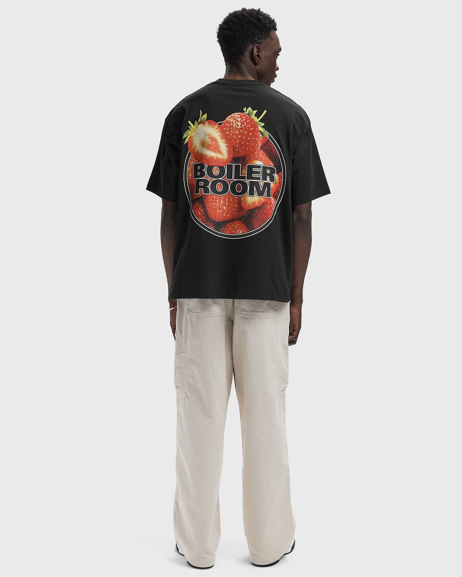 Boiler Room STRAWBERRY LOGO TEE Black | BSTN Store