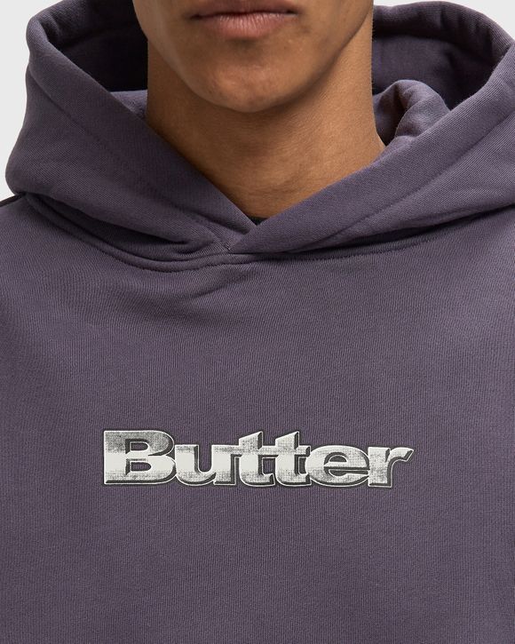 Butter Goods Alloy Logo Pullover Hood Blue | BSTN Store