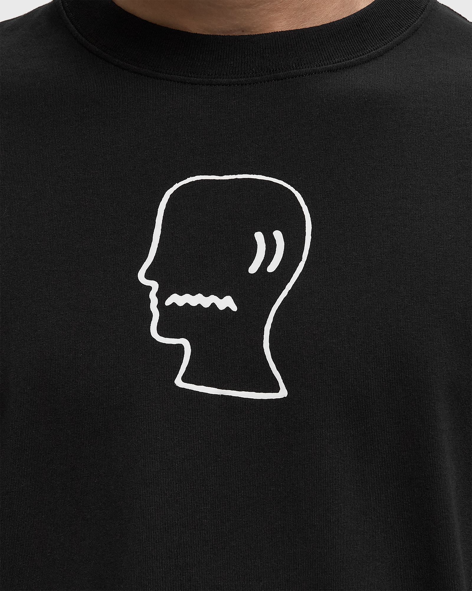 Brain Dead BRAIN DEAD LOGO HEAD TEE Black | BSTN Store