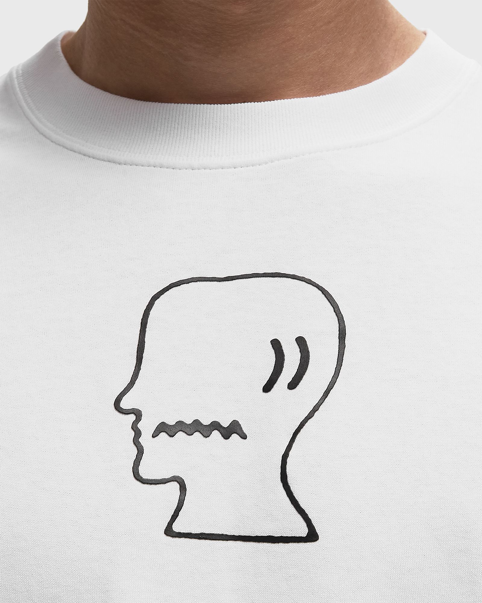 Brain Dead BRAIN DEAD LOGO HEAD TEE White | BSTN Store