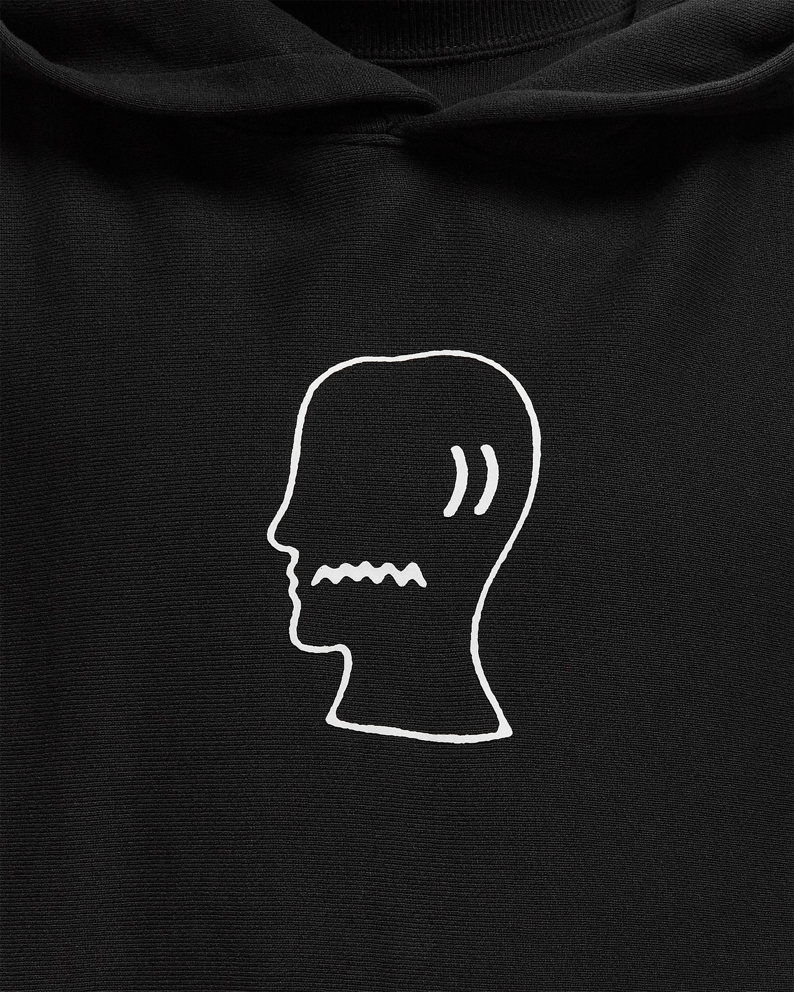 Brain Dead BRAIN DEAD LOGO HEAD HOODIE Black | BSTN Store