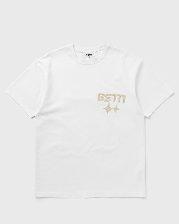 BSTN Brand Signature Stitching Logo Heavyweight Tee White | BSTN Store
