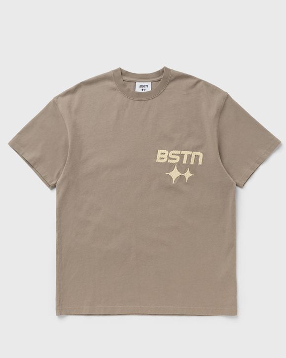BSTN Brand Signature Stitching Logo Heavyweight Tee Brown | BSTN Store