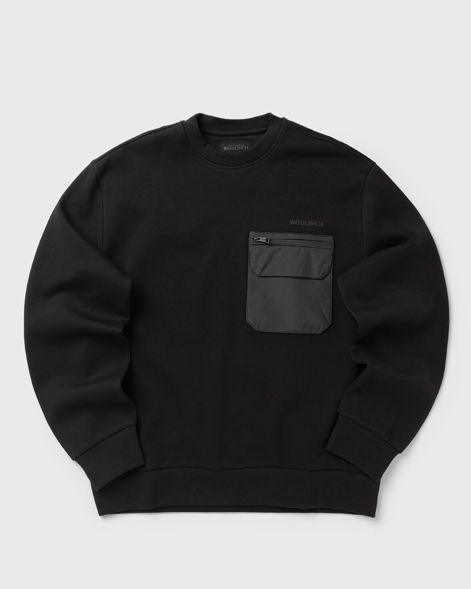 WOOLRICH BLACK LABEL - TECH FLEECE CREWNECK Black | BSTN Store