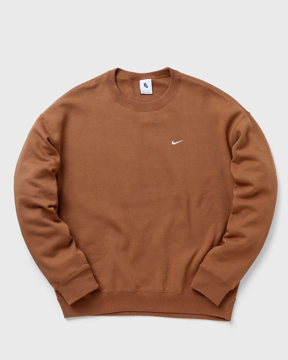 Nike Solo Swoosh Fleece Crew Brown | BSTN Store