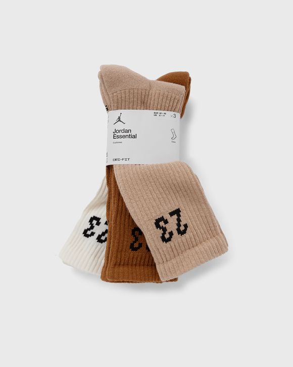 Jordan Essentials Crew Socks (3 Pairs) Multi | BSTN Store
