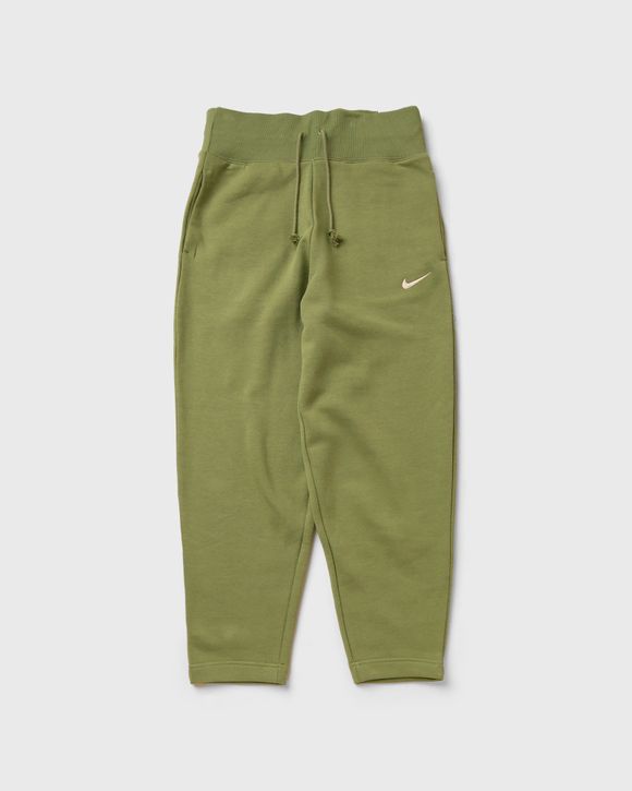 Nike Wmns Phoenix Fleece High Waisted Curve Sweatpants Green Bstn Store