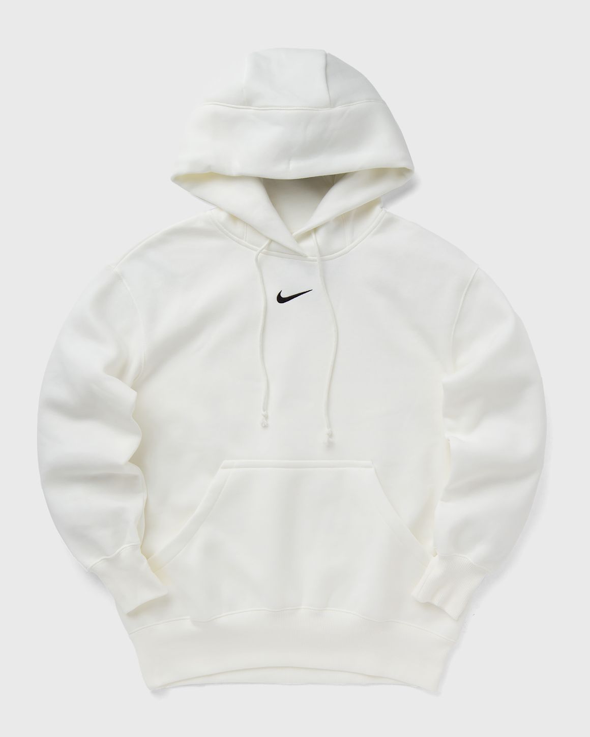 Nike WMNS Phoenix Fleece Oversized Pullover Hoodie White SAIL BLACK