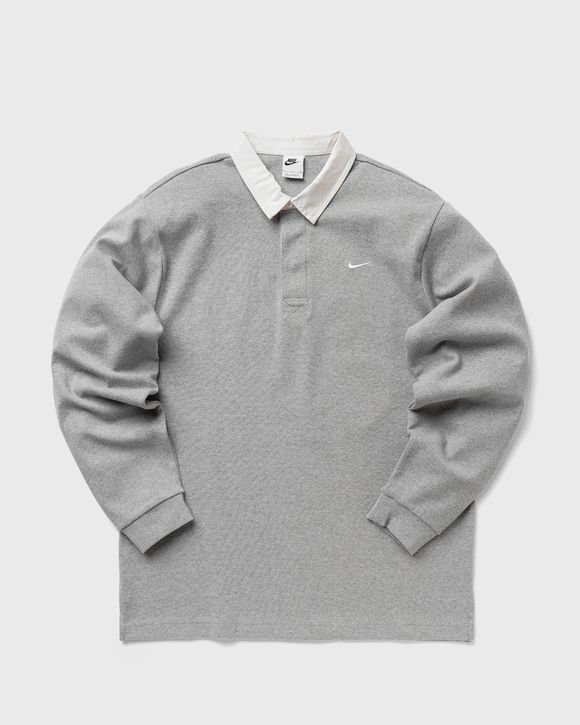 Nike Solo Swoosh Rugby Top Grey | BSTN Store
