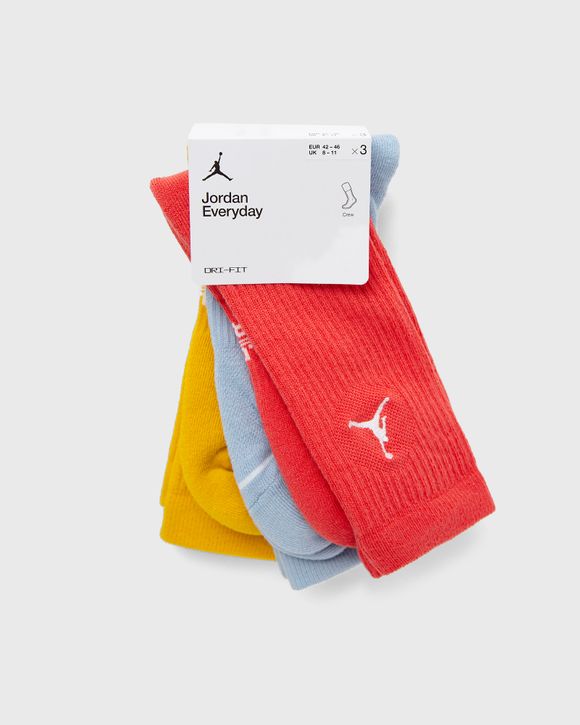 Jordan Everyday Crew Socks (3 pairs) Multi | BSTN Store