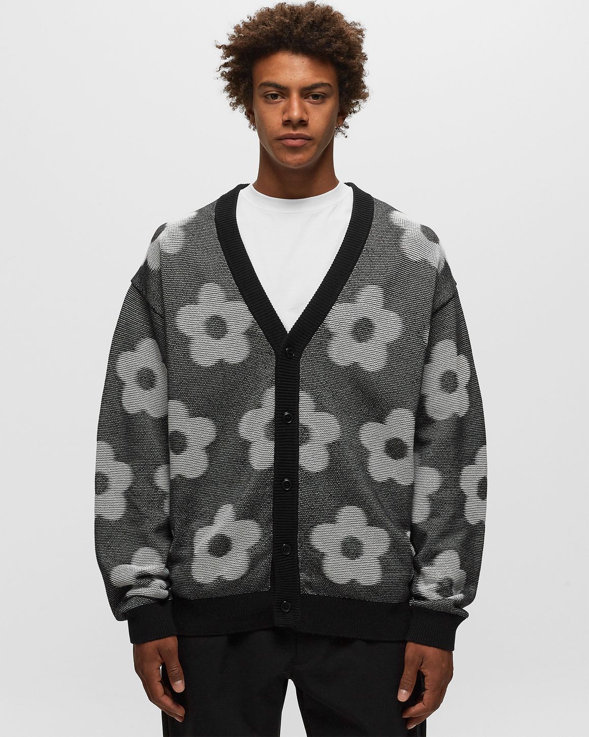 Kenzo FLOWER SPOT CARDIGAN Black BSTN Store