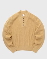 Nike LIFE LONG-SLEEVE MILITARY HENLEY JUMPER Yellow | BSTN Store