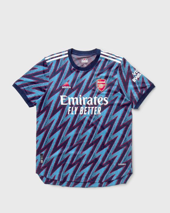 Adidas FC ARSENAL 21/22 THIRD AUTHENTIC JERSEY Blue | BSTN Store
