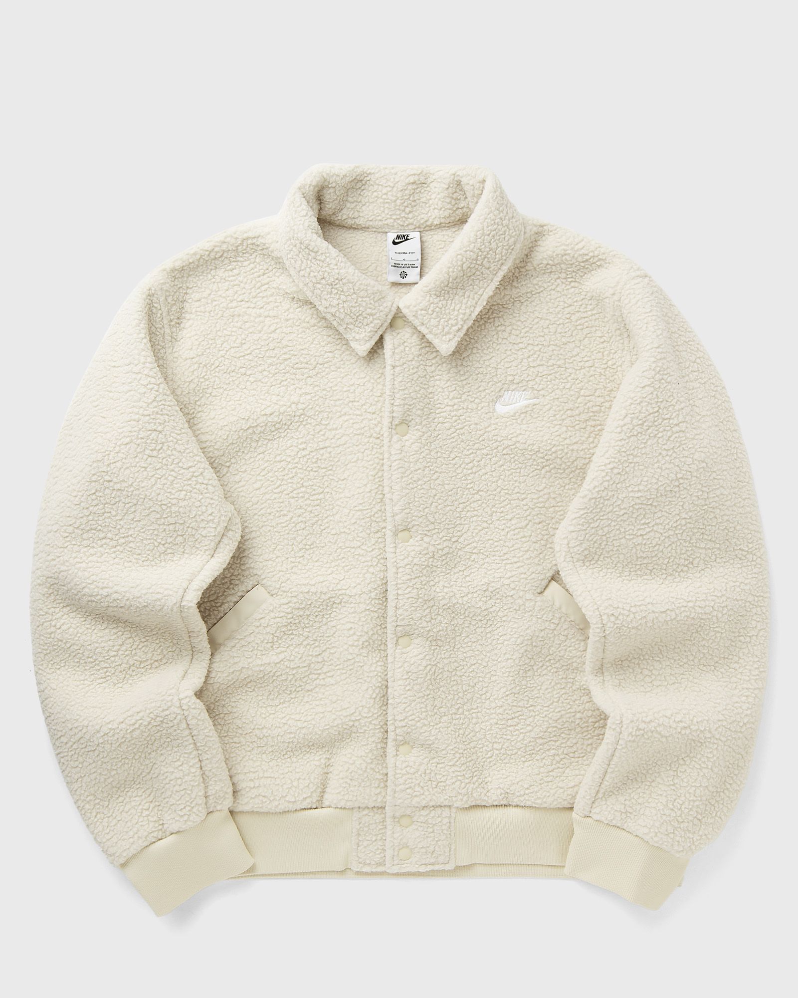 Nike CLUB SHERPA COACHES Jacket Beige | BSTN Store