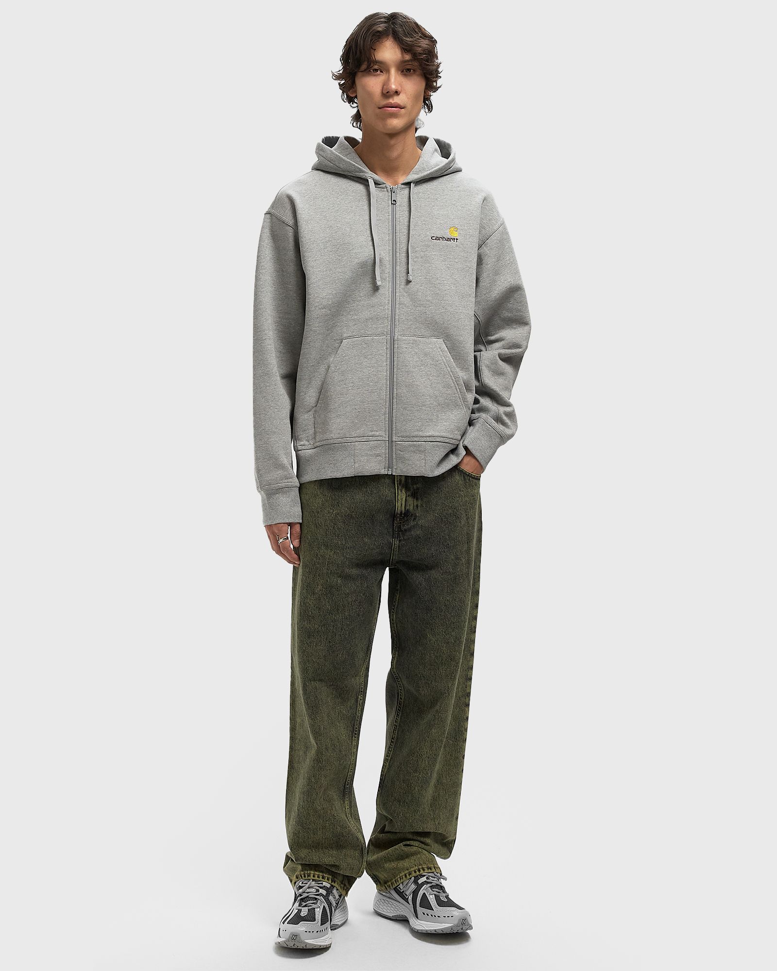 Carhartt WIP Hooded American Script Jacket Grey | BSTN Store