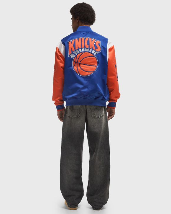 Mitchell & Ness NBA TEAM ORIGINS SATIN JACKET VINTAGE LOGO Mitchell & Ness NBA TEAM ORIGINS SATIN JACKET VINTAGE LOGO
