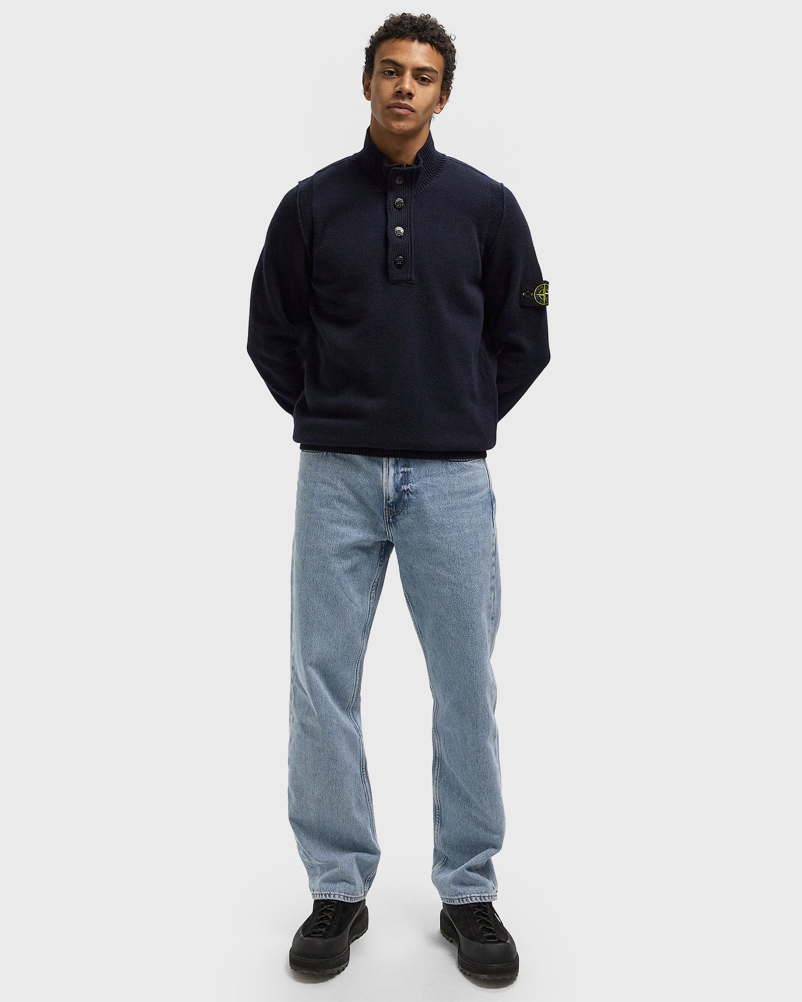 Stone Island LS POLO Blue | BSTN Store