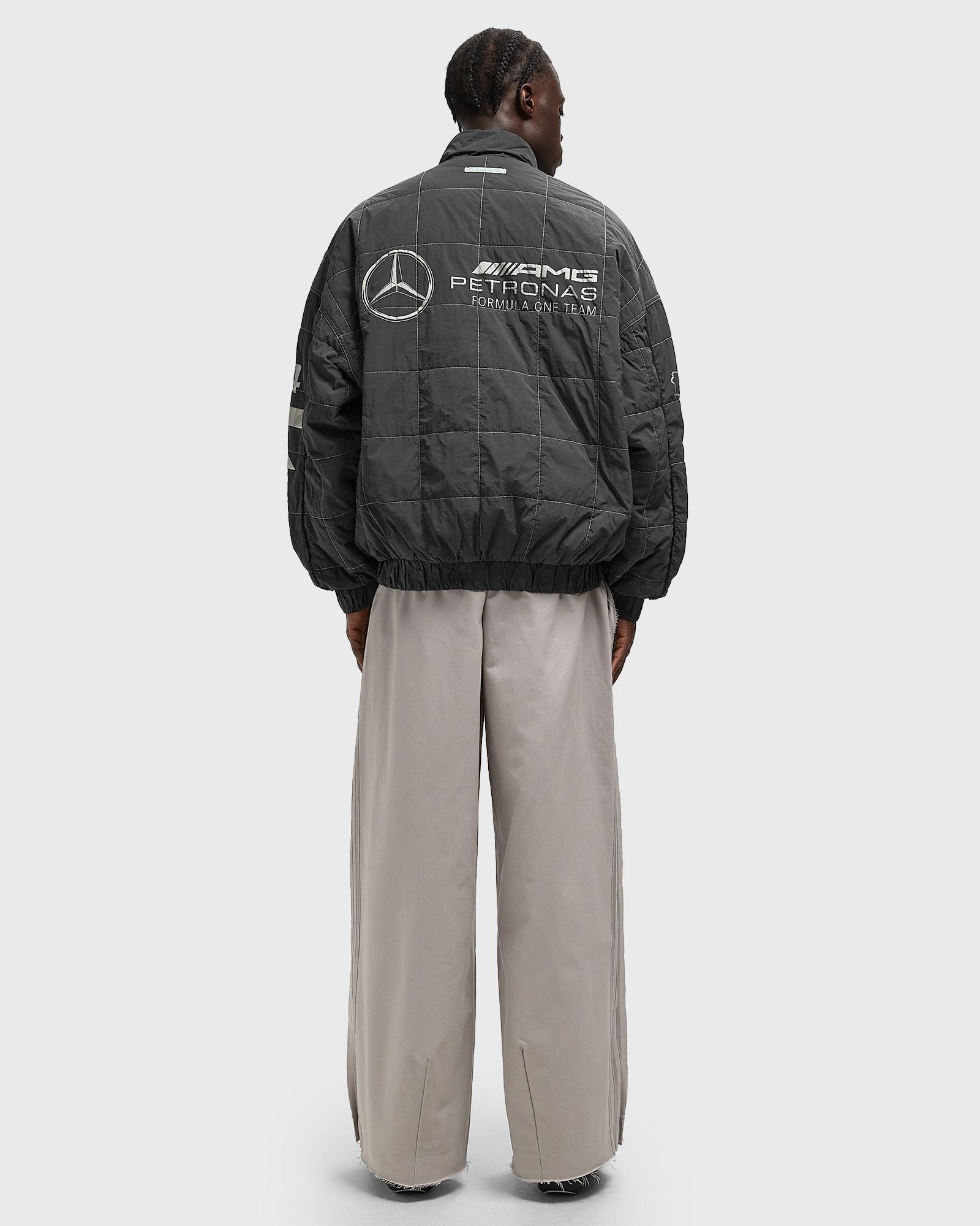 Adidas x BAD BUNNY X MERCEDES F1 RACING JACKET B Grey | BSTN Store