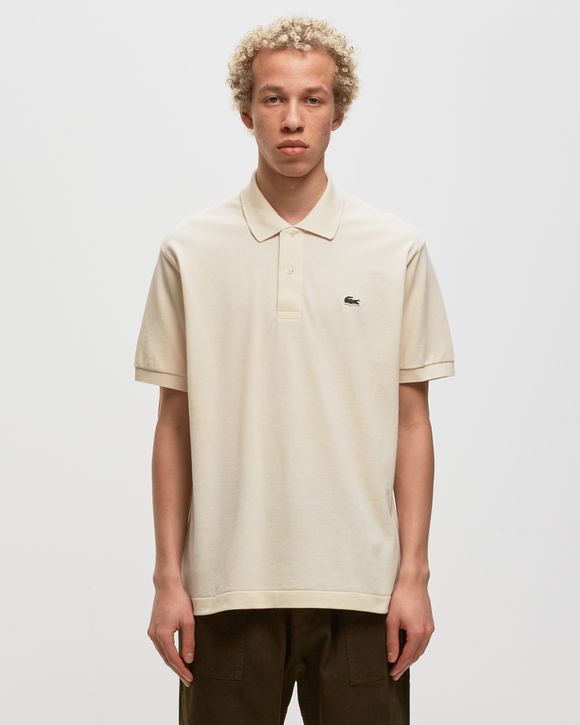 Beige lacoste polo shirt store