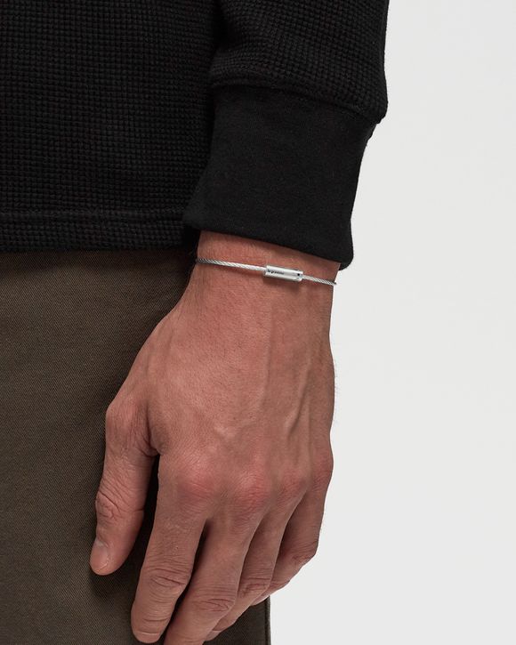 le gramme 7g brushed sterling silver cable bracelet Silver SILVER