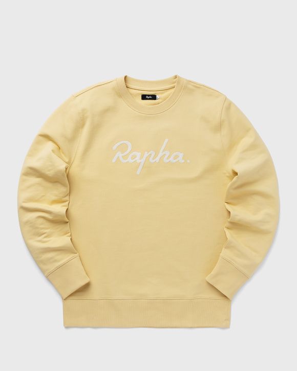 Rapha LOGO SWEATSHIRT Yellow | BSTN Store