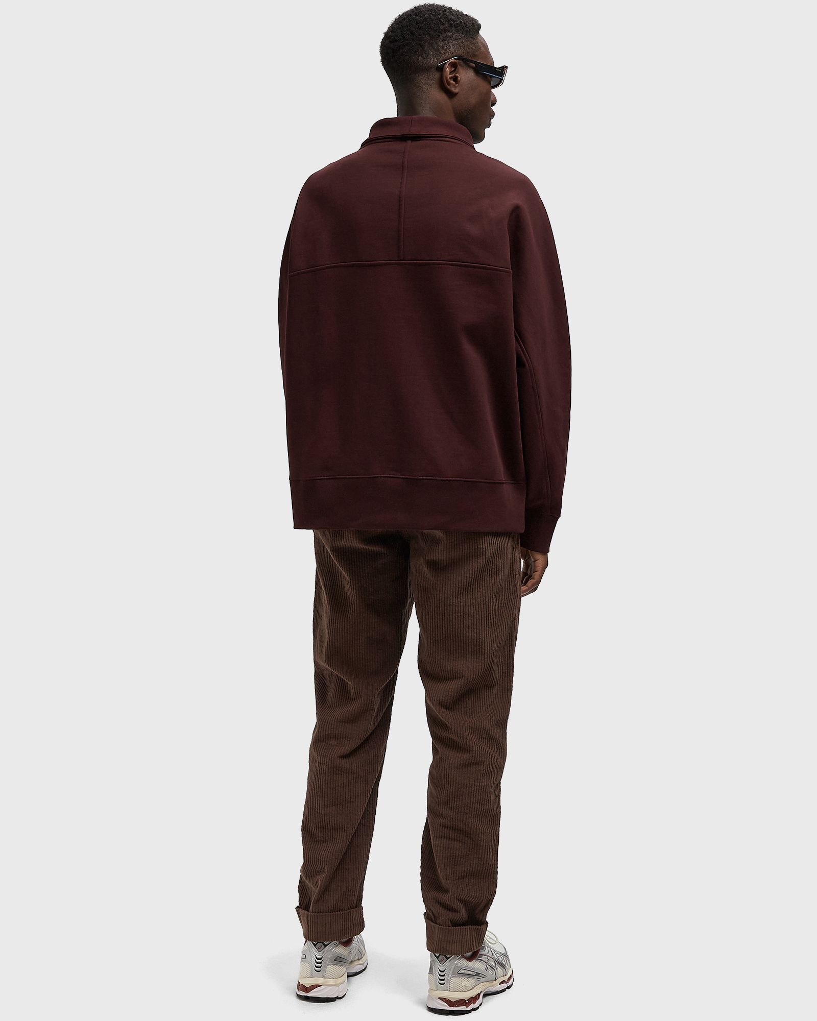 Calvin Klein Jeans PREMIUM FLEECE LOGO FUNNEL NECK Brown | BSTN Store