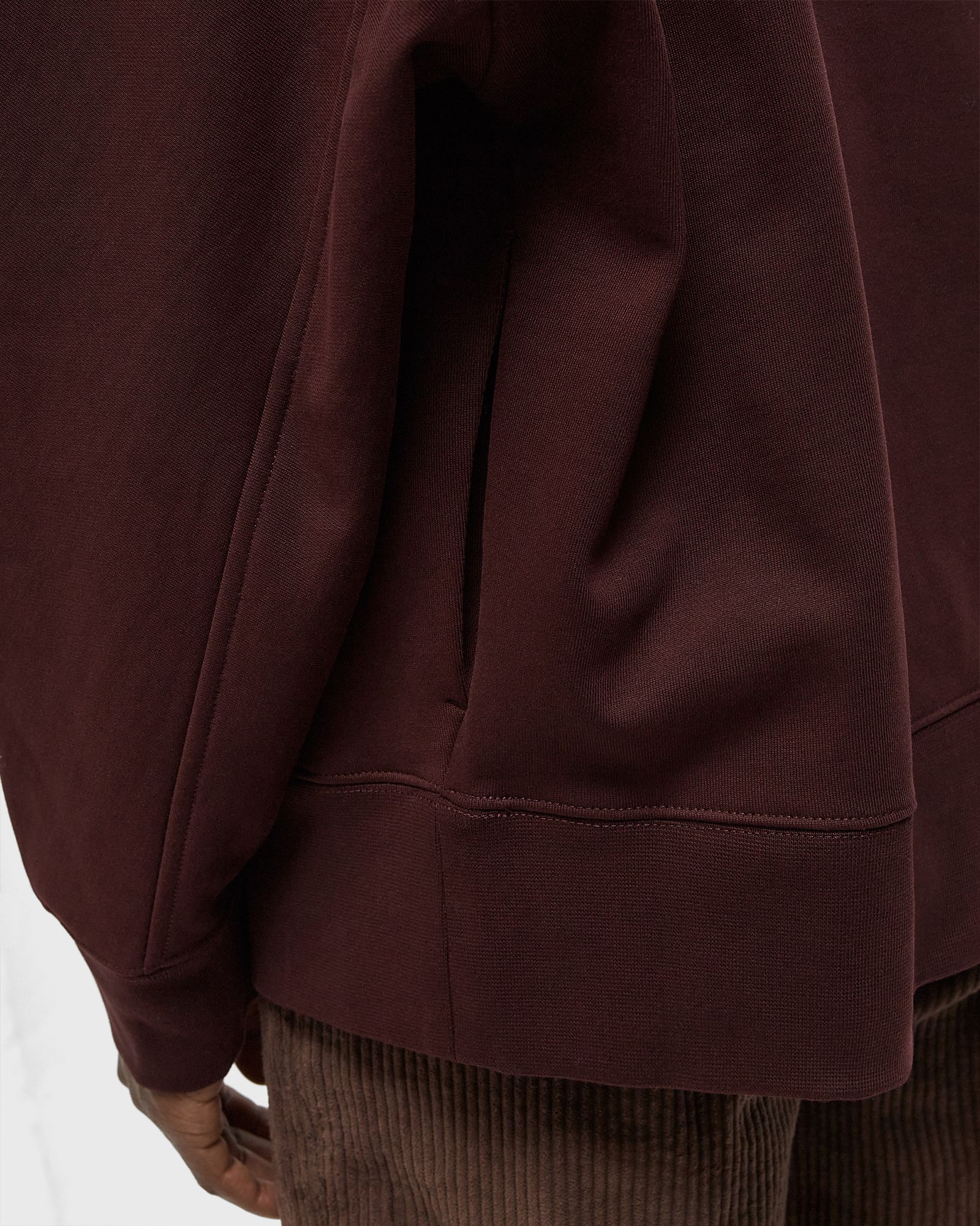 Calvin Klein Jeans PREMIUM FLEECE LOGO FUNNEL NECK Brown | BSTN Store