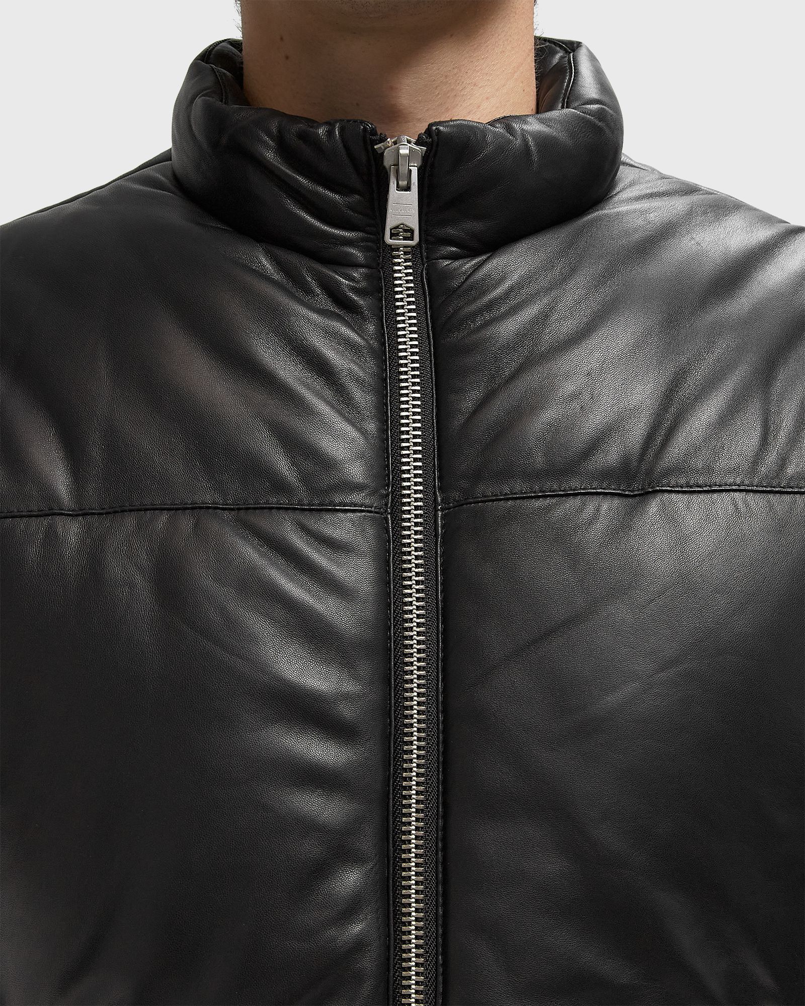 AllSaints FURSE PUFFER JACKET Black | BSTN Store