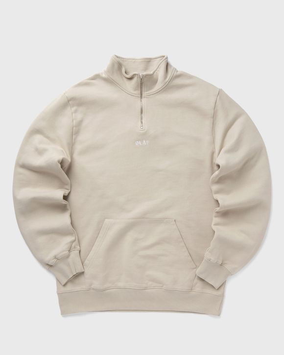 ØLÅF BLOCK ZIP MOCK Beige | BSTN Store