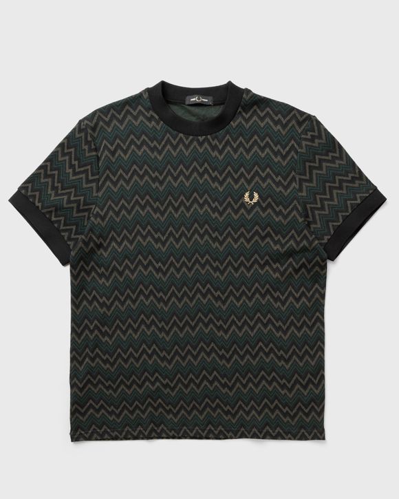 Fred Perry JACQUARD T-SHIRT Green | BSTN Store