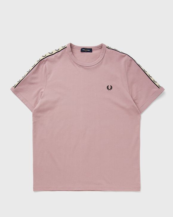 Fred Perry Contrast Tape Ringer T-Shirt Pink | BSTN Store