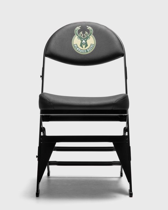 Spec Seats Milwaukee Bucks Official NBA Courtside Folding Chair Black ...