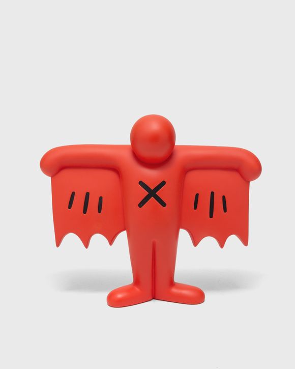 MEDICOM KEITH HARING FLYING DEVIL STATUE ORIGINAL Red | BSTN Store
